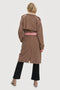 Malia Long Length Vegan Wool Coat | Noize