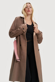 Malia Long Length Vegan Wool Coat | Noize