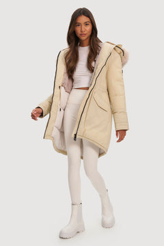 Caroline Mid Length Parka | Noize