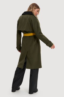 Malia Long Length Vegan Wool Coat | Noize