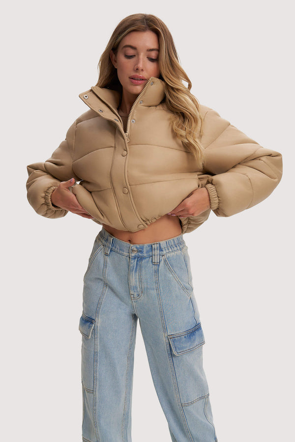 Ali Short Length Puffer | Noize